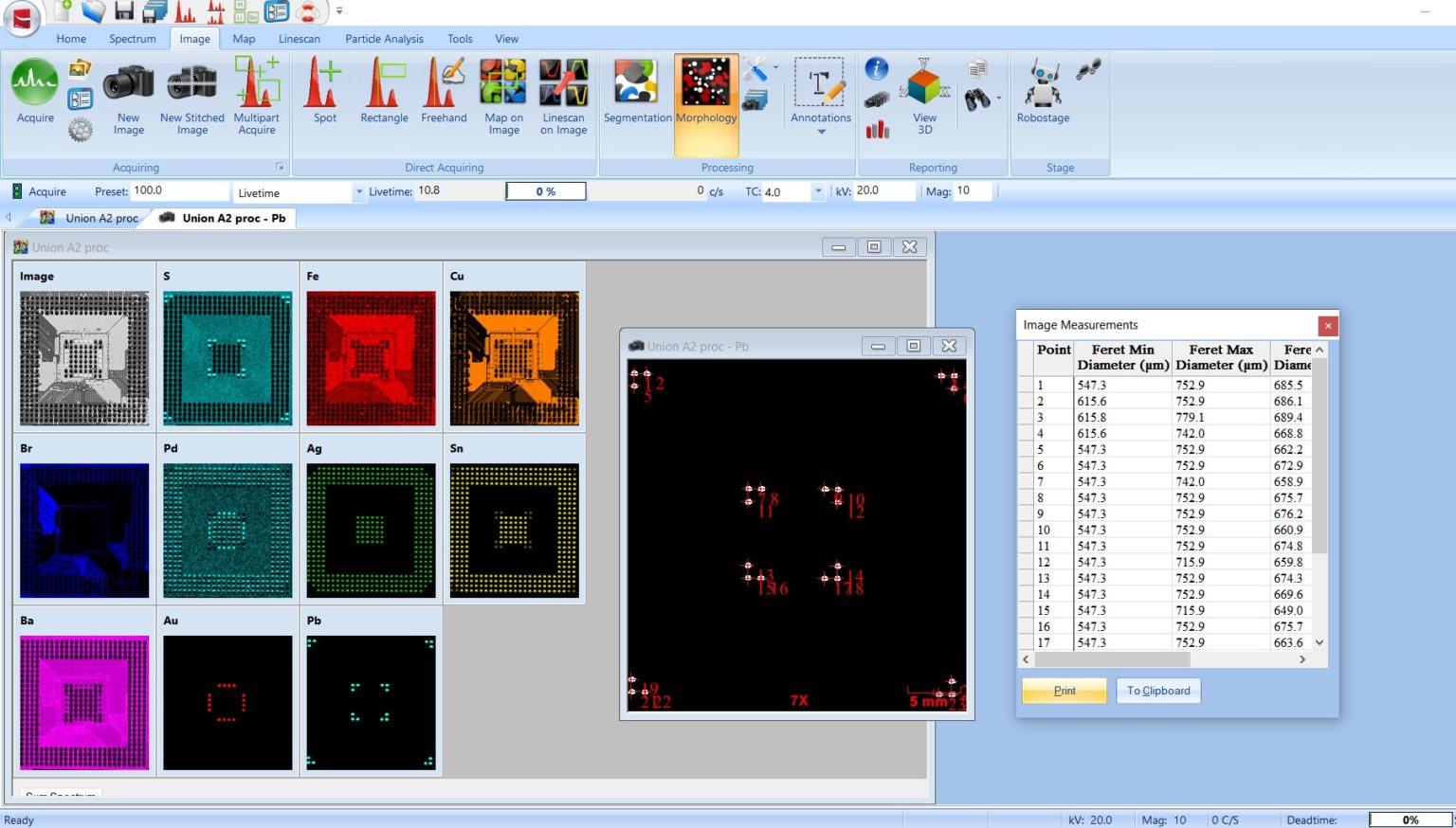 Iridium Ultra EDS/XRF Software — IXRF Systems